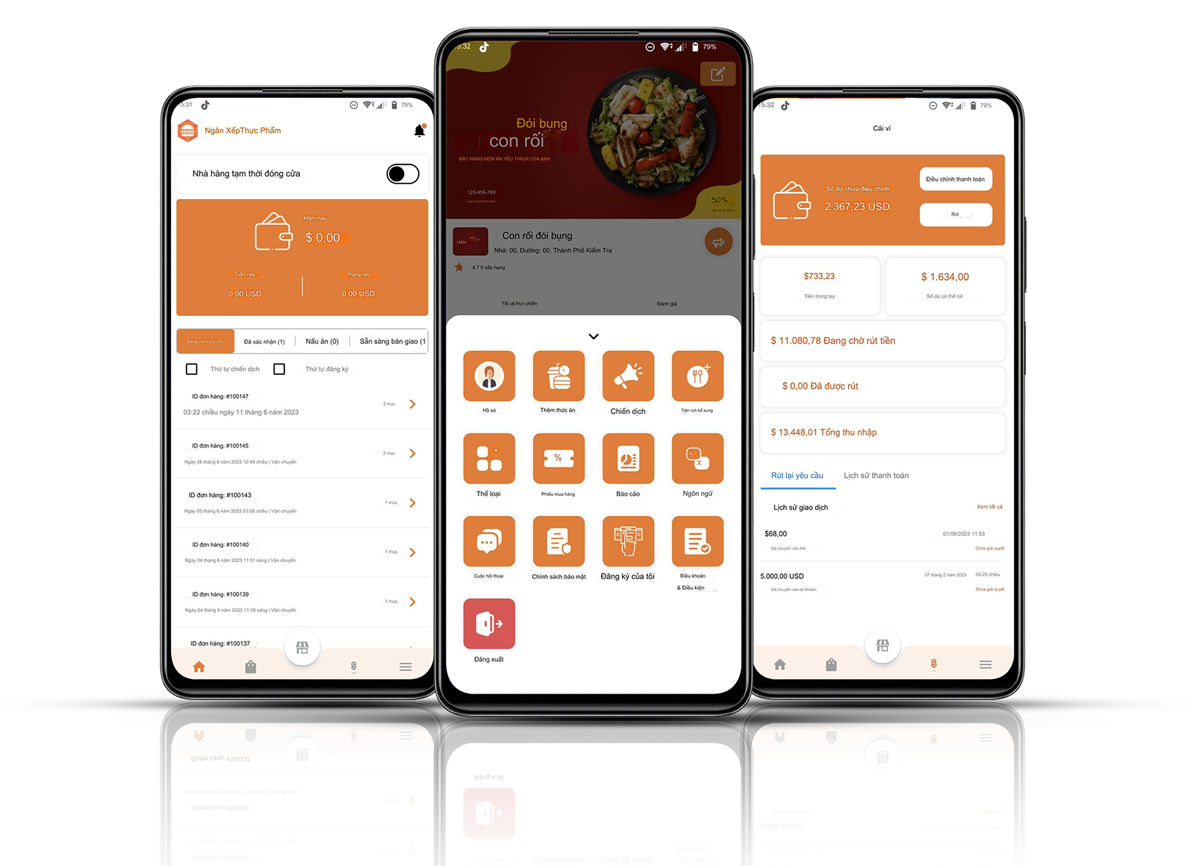 Thiết Kế App Giao Đồ Ăn, Giao Hàng Chuyên Nghiệp