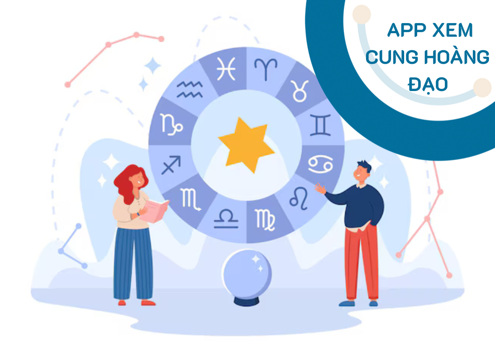 Thiết kế app xem cung hoàng đạo dễ sử dụng nhất